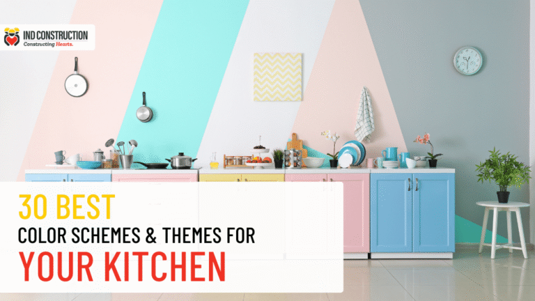 30 Best Color Schemes And Themes For Your Kitchen - IND Construction